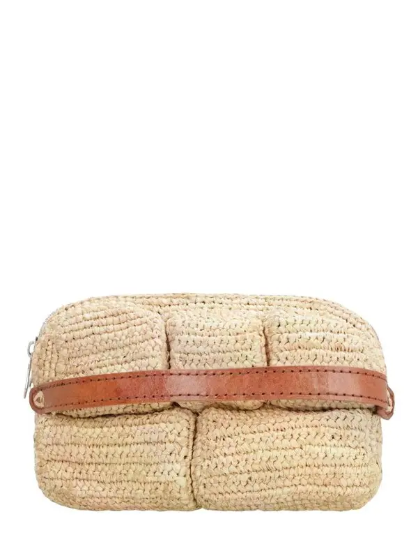 MADE FOR A WOMAN Bombé Clutch Bag - Neutrals