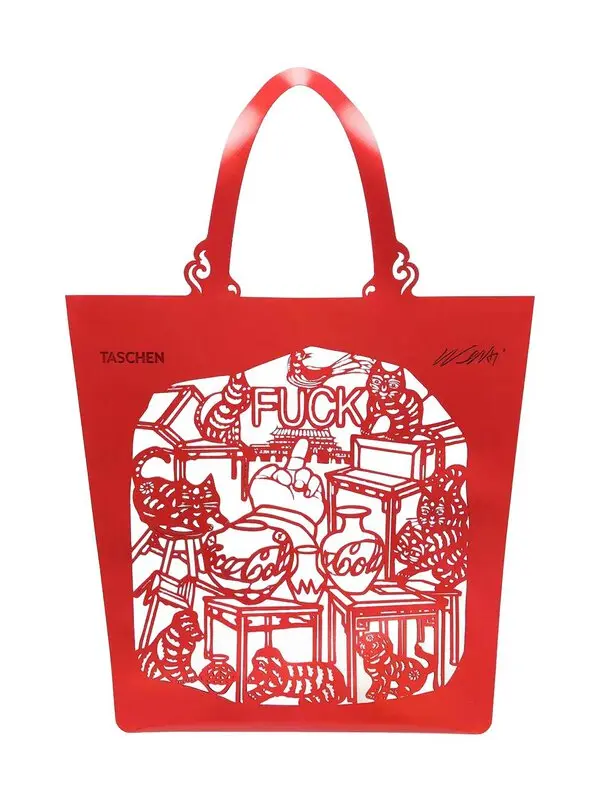 TASCHEN Ai Weiwei. The China Bag 'cats And Dogs - Red