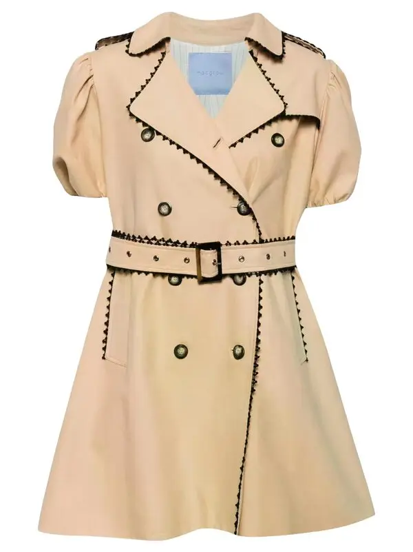 MACGRAW Trench Mini Dress - Neutrals