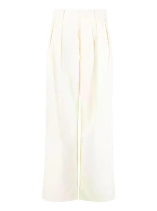 Wardrobe.NYC Low-rise Wide-leg Trousers - Neutrals