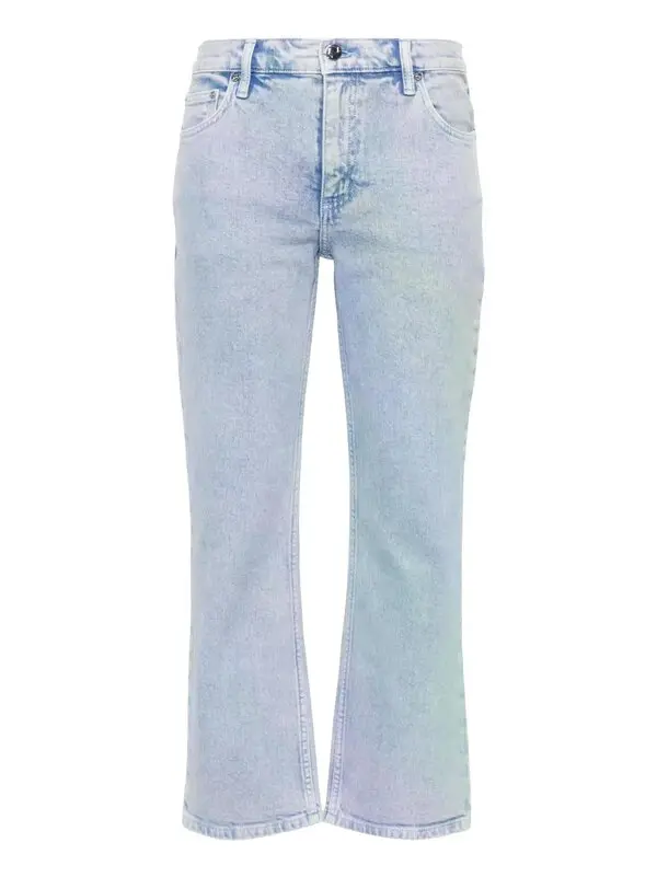 Tory Burch Mid-rise Cropped Jeans - Blue