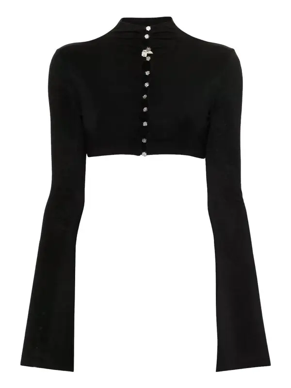 MANURI Leyla Crop Top - Black