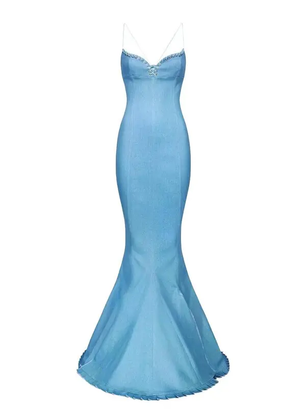 LUDOVIC DE SAINT SERNIN Denim Dress - Blue
