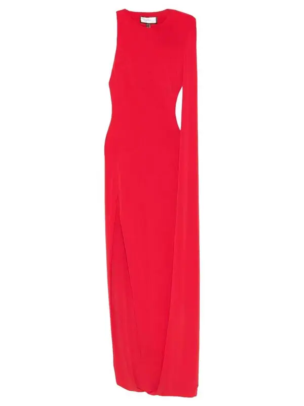 NISSA One-sleeve Dress - Red