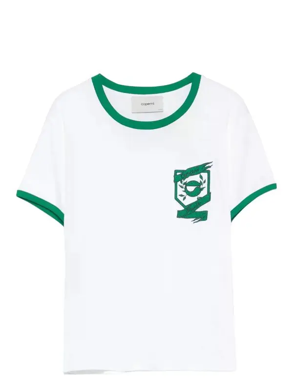 Coperni Embroidered T-shirt - White