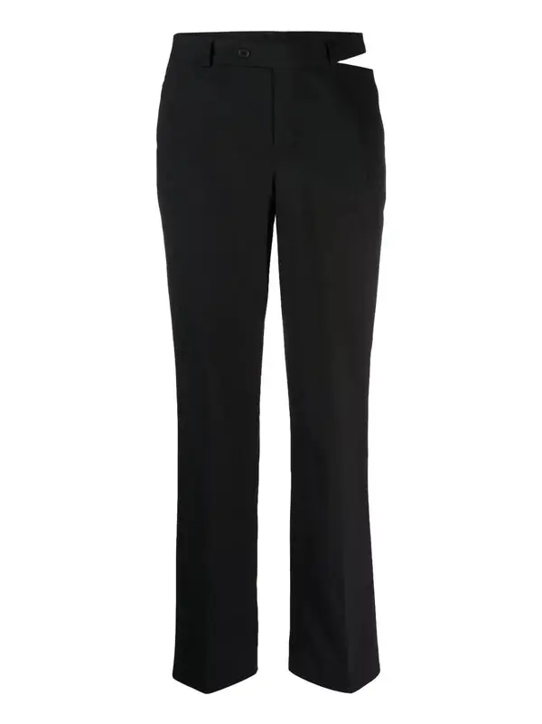 BETTTER Straight-leg Upcycled Wool Trousers - Black
