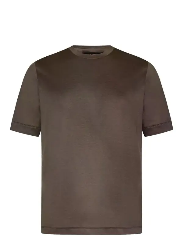 FRANZESE COLLECTION Cotton T-shirt - Brown