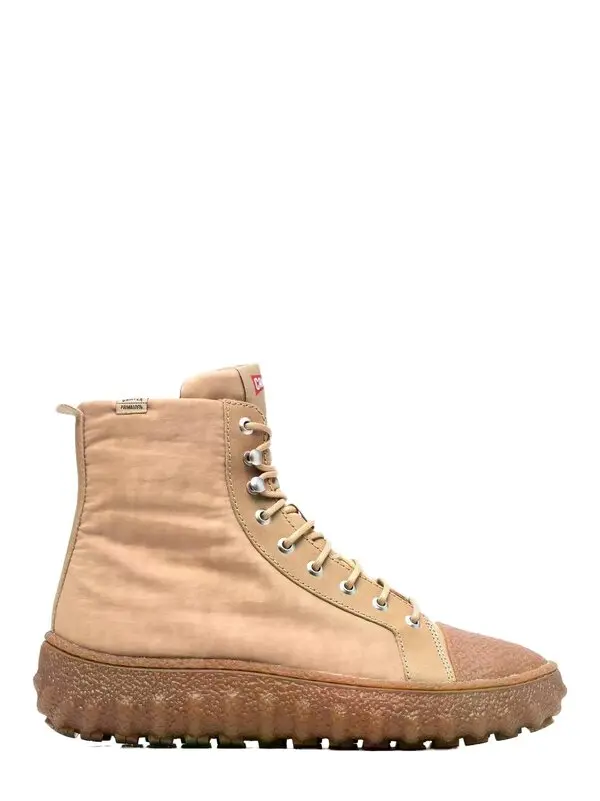 Camper Ground Lace-up Ankle Boots - Neutrals