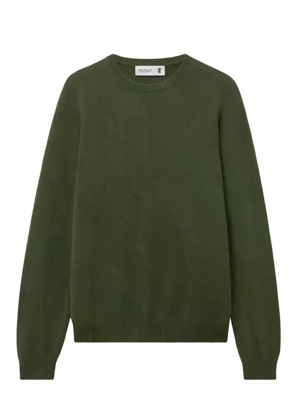Pringle Of Scotland Round-neck Cashmere Jumper - Green