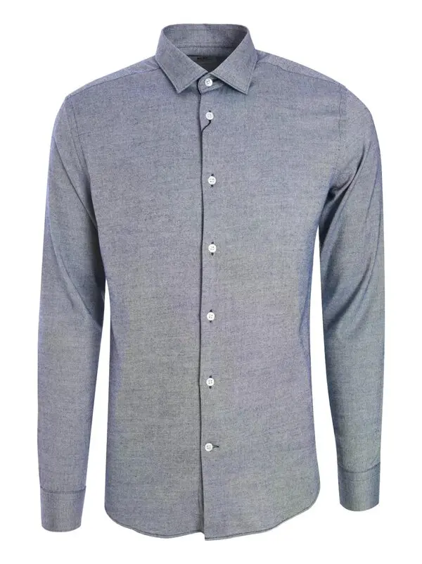 Corneliani Poplin Shirt - Blue