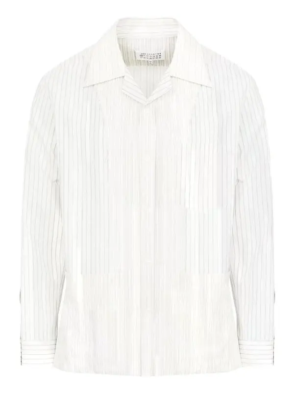 MAISON MARGIELA Striped Shirt - Neutrals