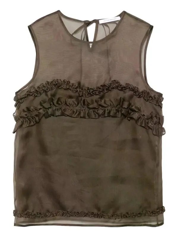 Cecilie Bahnsen Orietta Blouse - Brown