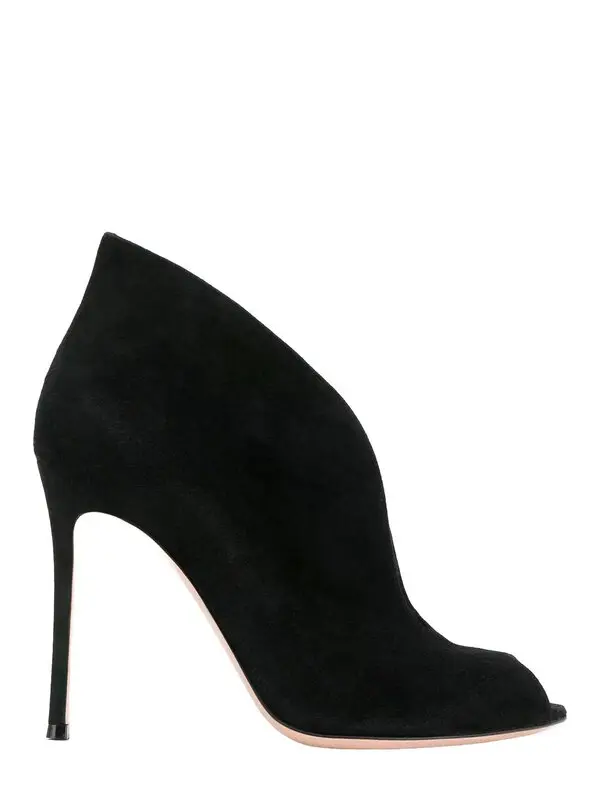 GIANVITO ROSSI 105mm Vamp Ankle Boots - Black