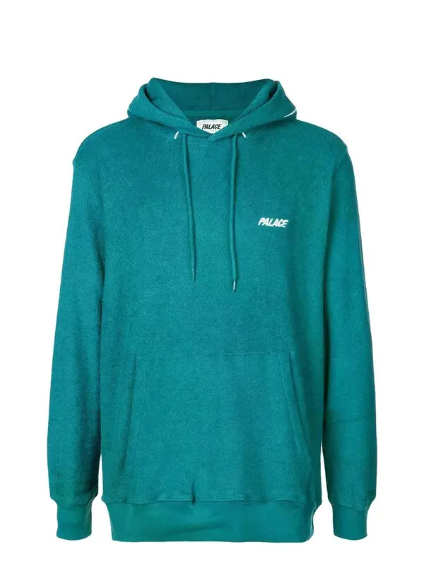 PALACE Logo-embroidered Hoodie - Blue