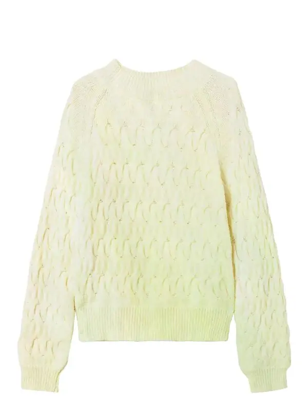 TWINSET Cable-knit Turtleneck Jumper - Yellow