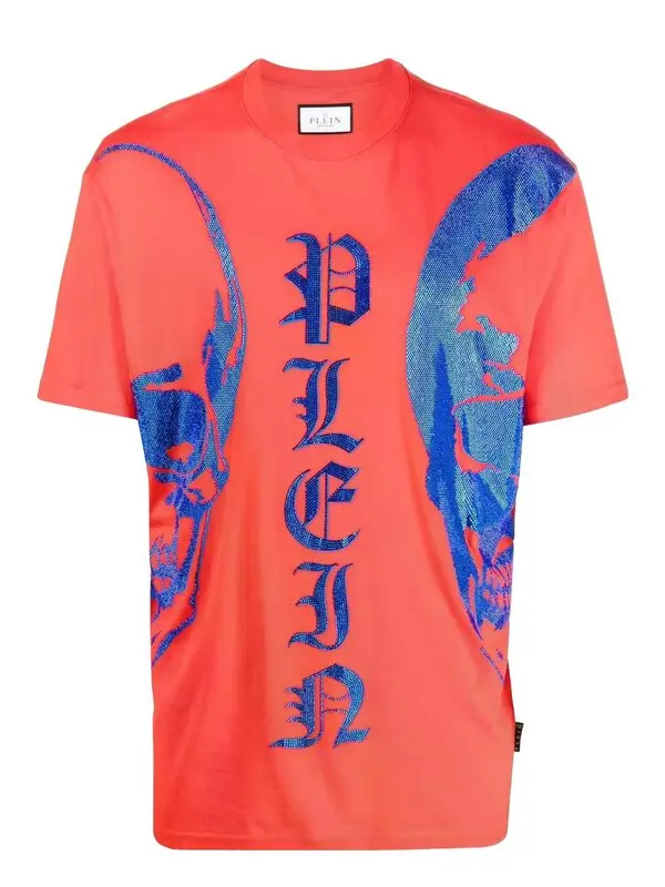 Philipp Plein Short Sleeve T-shirt - Red