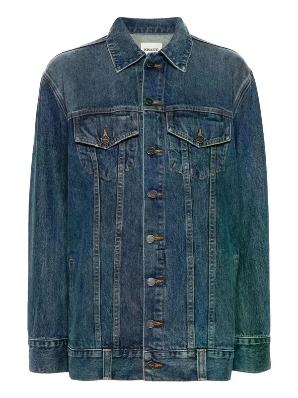 Khaite Ross Denim Jacket - Blue