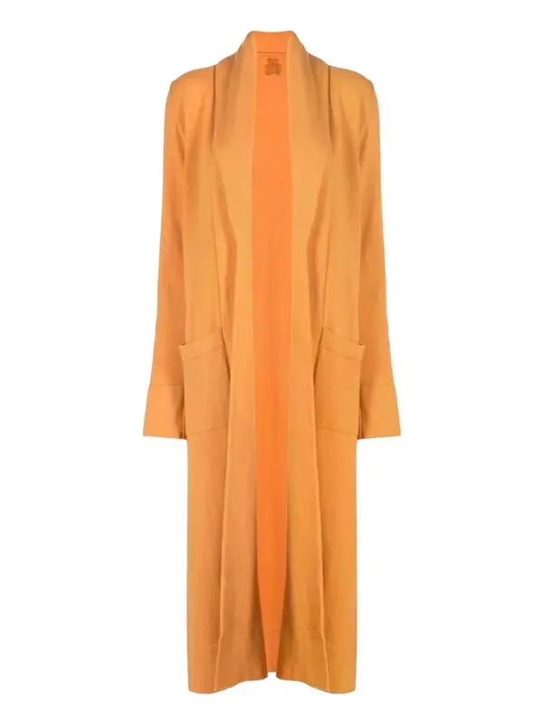 TEDDY CASHMERE Venzia Open-front Cashmere Cardigan - Orange