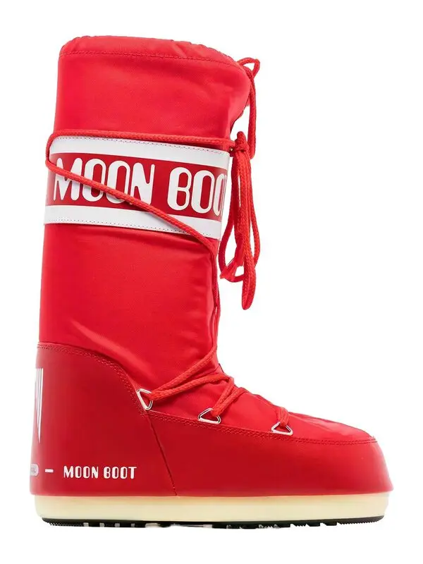 Moon Boot Icon Nylon Boots - Red