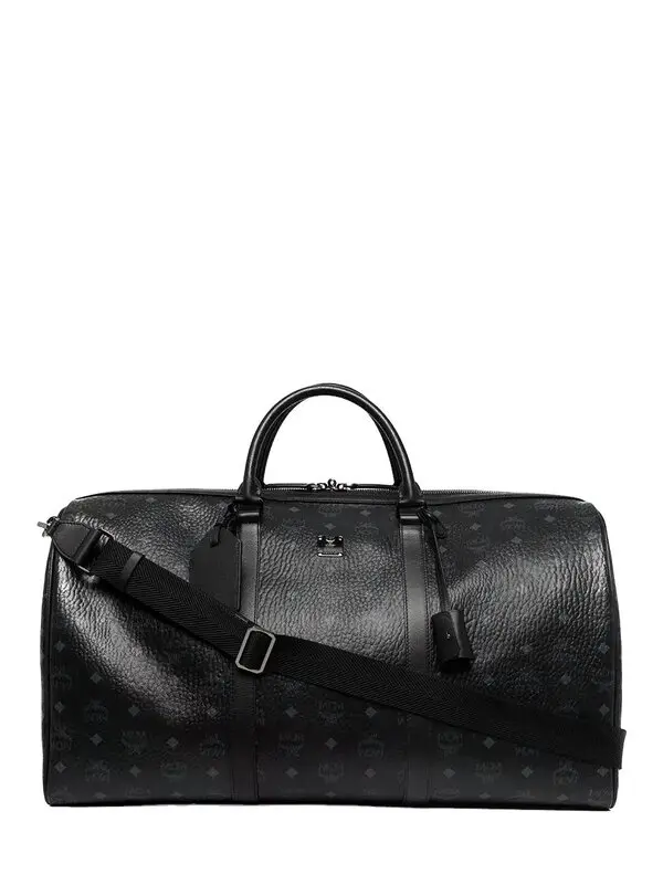 Mcm Ottomar Monogram Holdall - Black