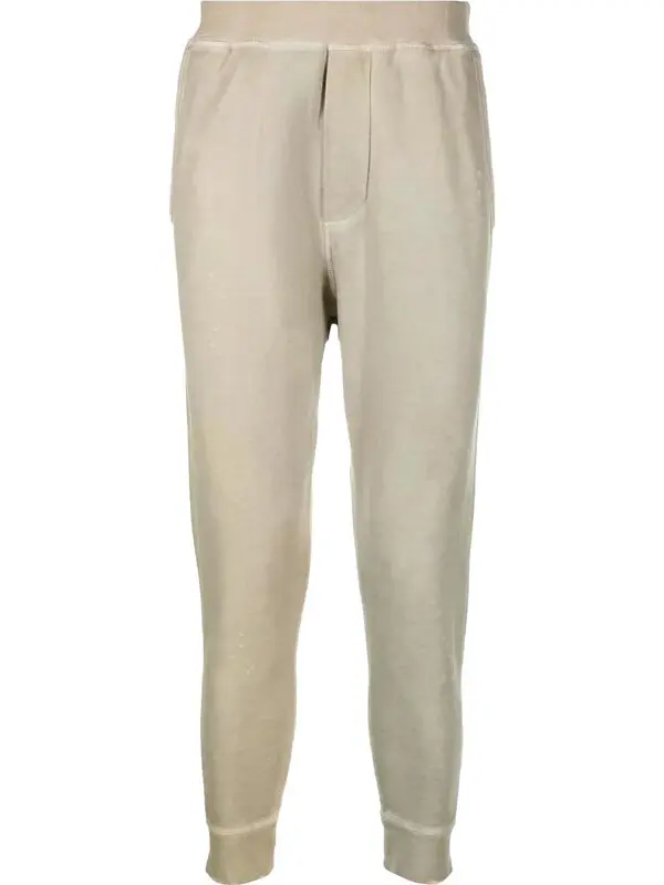 Dsquared2 Logo-print Faded-effect Track Pants - Neutrals