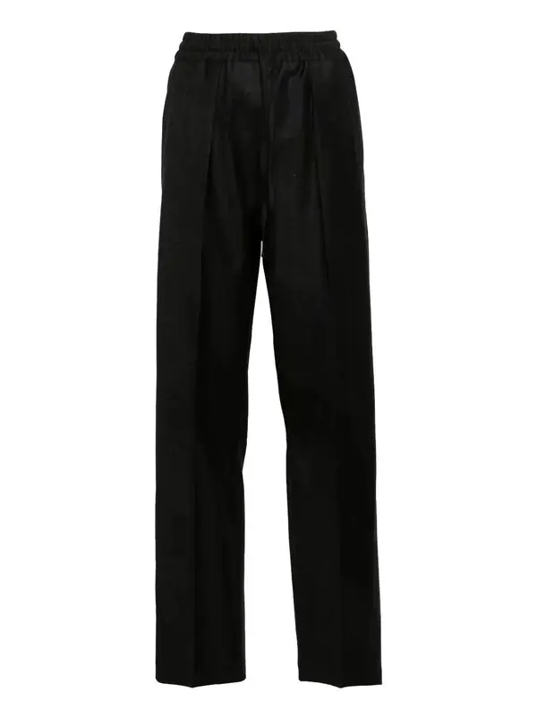 Isabel Marant Étoile Liska Plaid Wool Trousers - Grey
