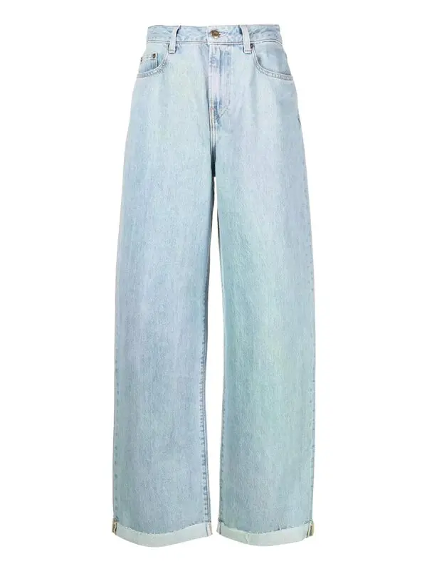 WASHINGTON DEE-CEE High-waist Wide-leg Jeans - Blue