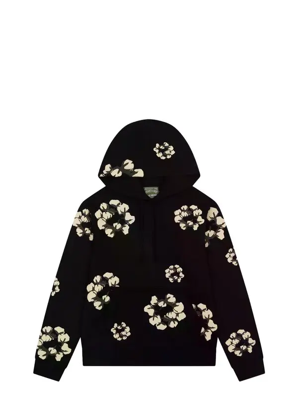 DENIM TEARS Cactus Wreath Hoodie - Black
