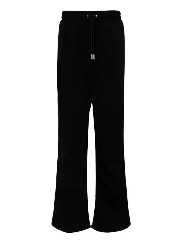 Off-White Diag-stripe Embroidered Track Pants - Black