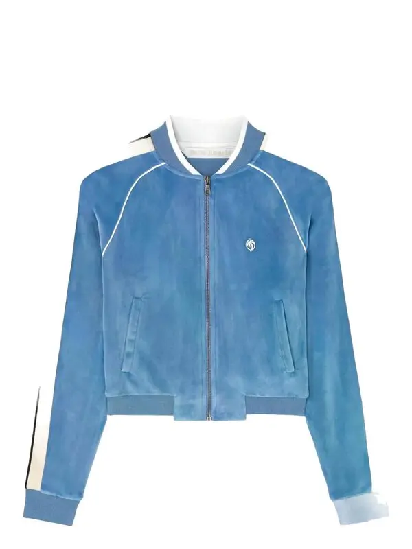 Palm Angels Oval Palm Track Jacket - Blue