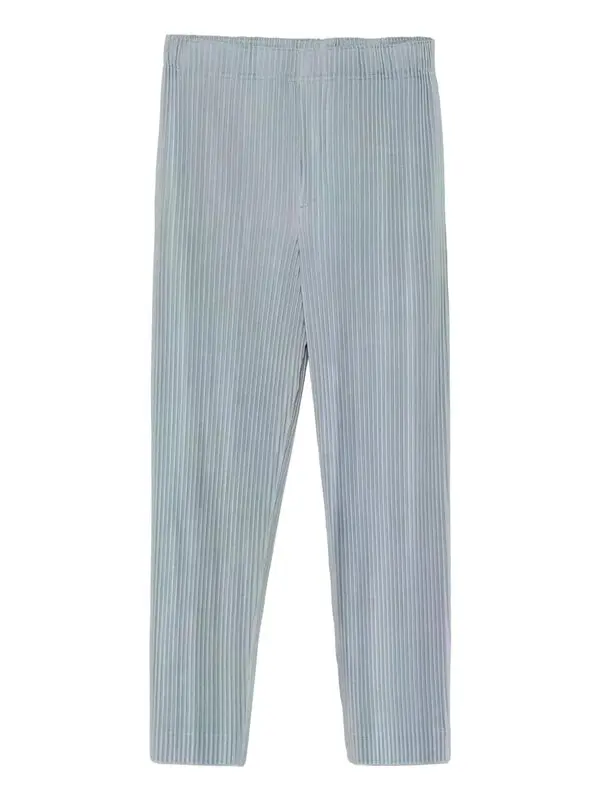 Issey Miyake Pleated Straight-leg Trousers - Blue