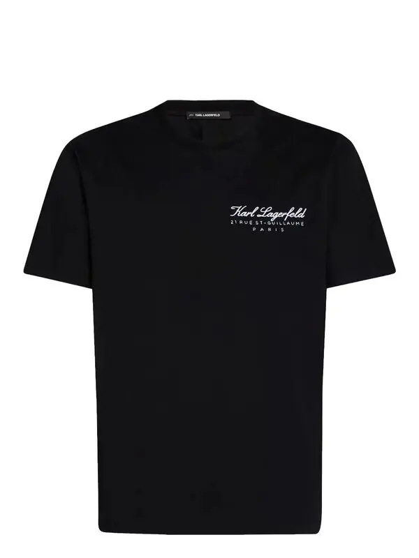 Karl Lagerfeld Hotel Karl T-shirt - Black