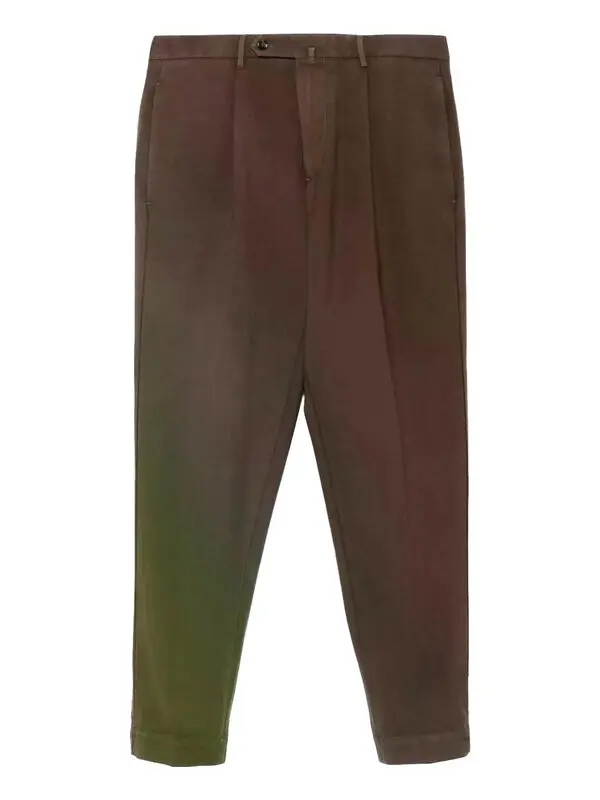 DELL'OGLIO Tailored Trousers - Brown