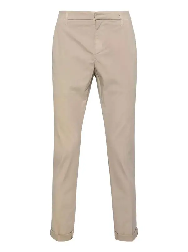 DONDUP Slim-fit Chino Trousers - Neutrals
