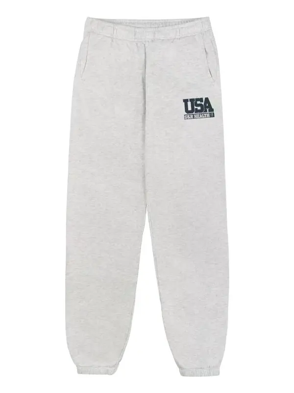 SPORTY & RICH Team Usa Track Pants - Grey