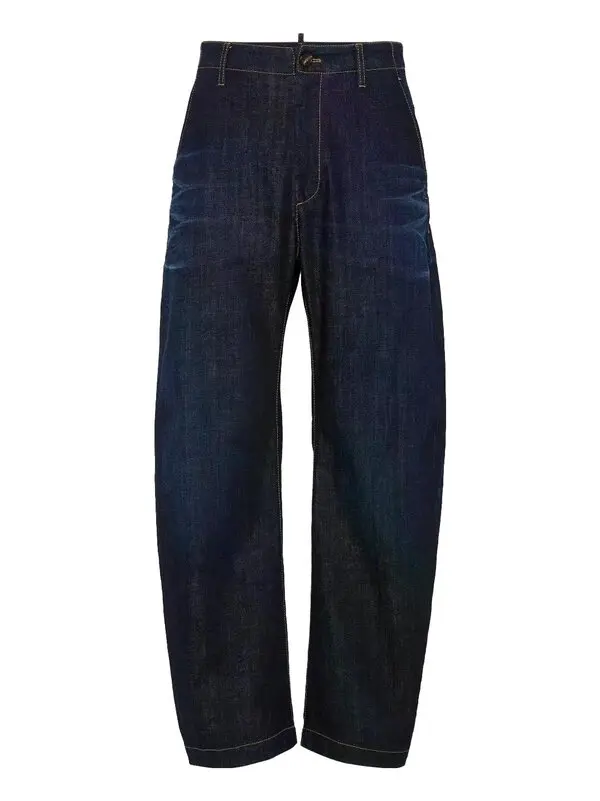 Dsquared2 Stretch-cotton Tapered Jeans - Blue