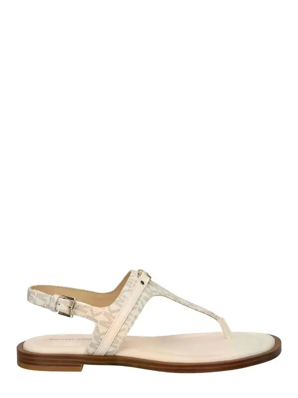 Michael Kors Mandy T-bar Sandals - Neutrals