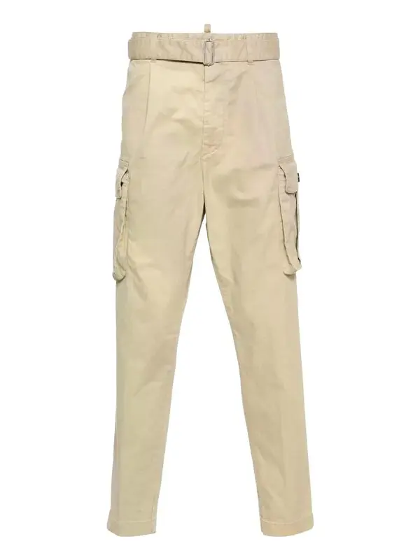 Dsquared2 Tapered-leg Cargo Trousers - Neutrals