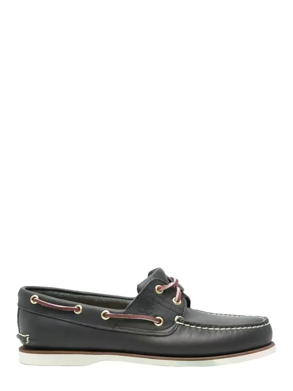 Timberland Leather Boat Shoes - Blue