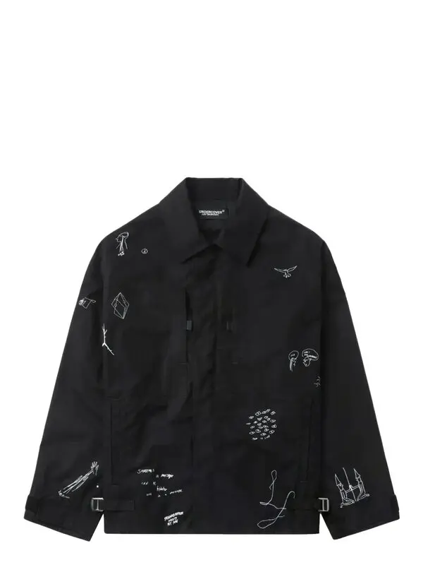 Undercover Cotton Shirt Jacket - Black