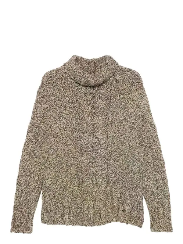 Kiton Marl-knit Sweater - Brown