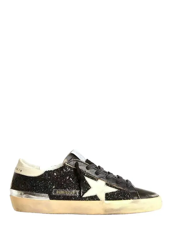 GOLDEN GOOSE Super-star Sneakers - Black