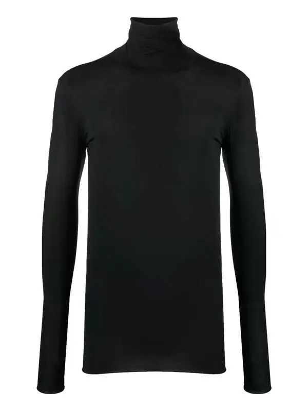SAPIO High-neck Long-sleeve T-shirt - Black