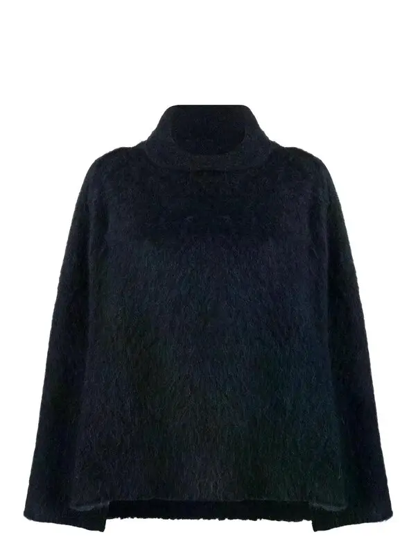 Malo Alpaca-blend Turtleneck Sweater - Blue