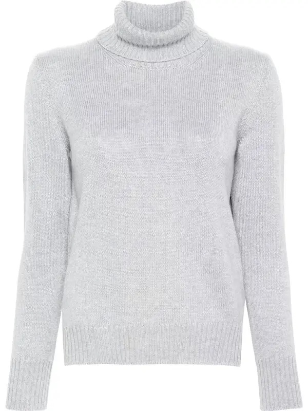 BLANCA VITA Ribbed-knit Sweater - Grey