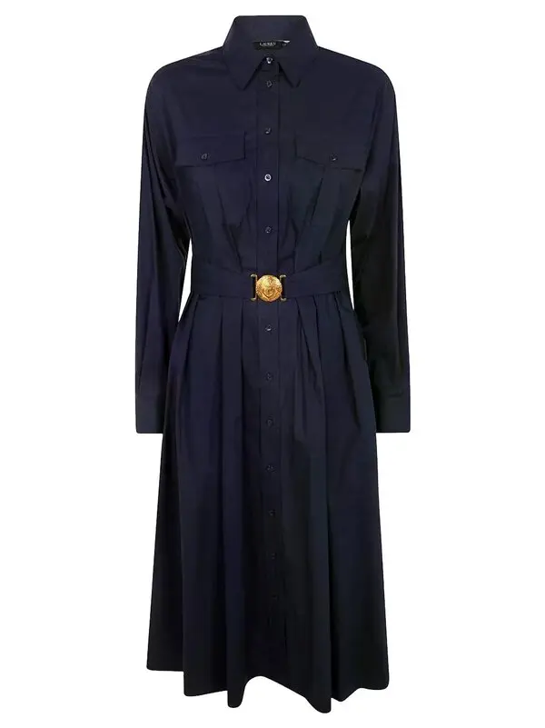 Ralph Lauren Shirt Midi Dress - Blue