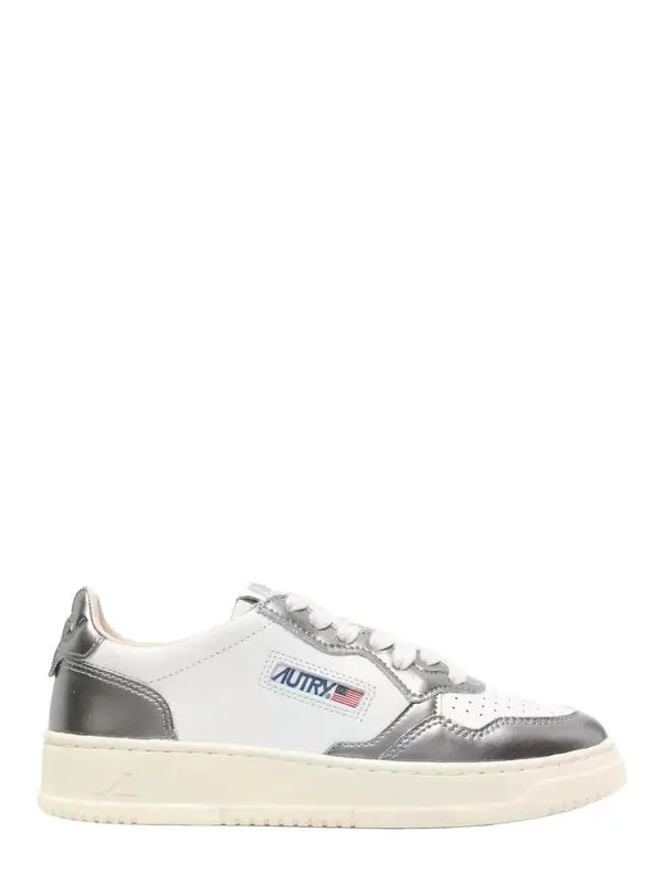 AUTRY Medalist Leather Sneakers - Grey