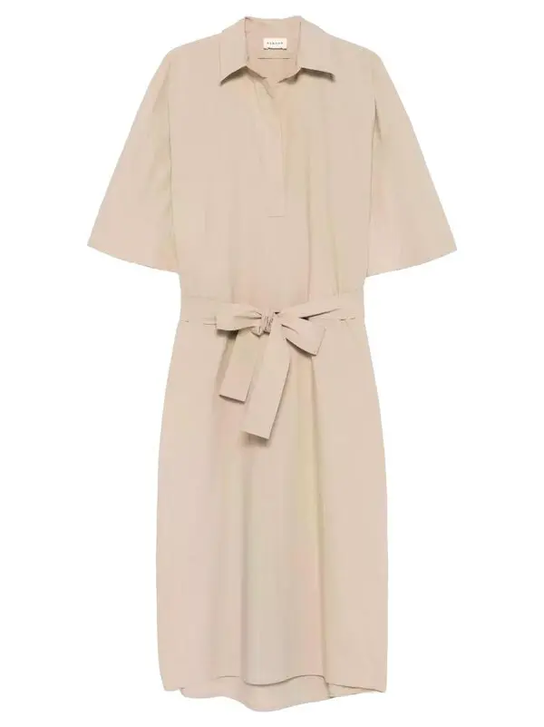 P.a.r.o.s.h Canyox Midi Dress - Neutrals