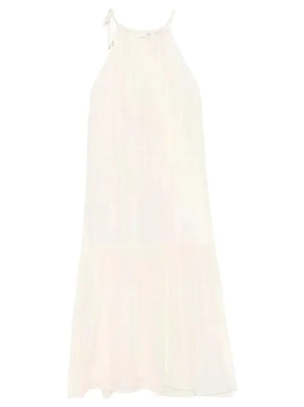 Liu Jo Textured Maxi Dress - Neutrals