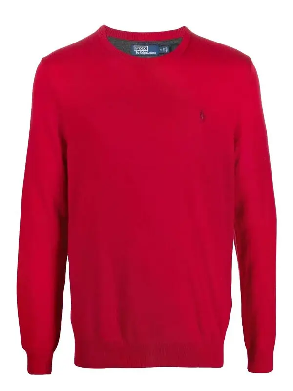 Polo Ralph Lauren Polo Pony-embroidered Jumper - Red